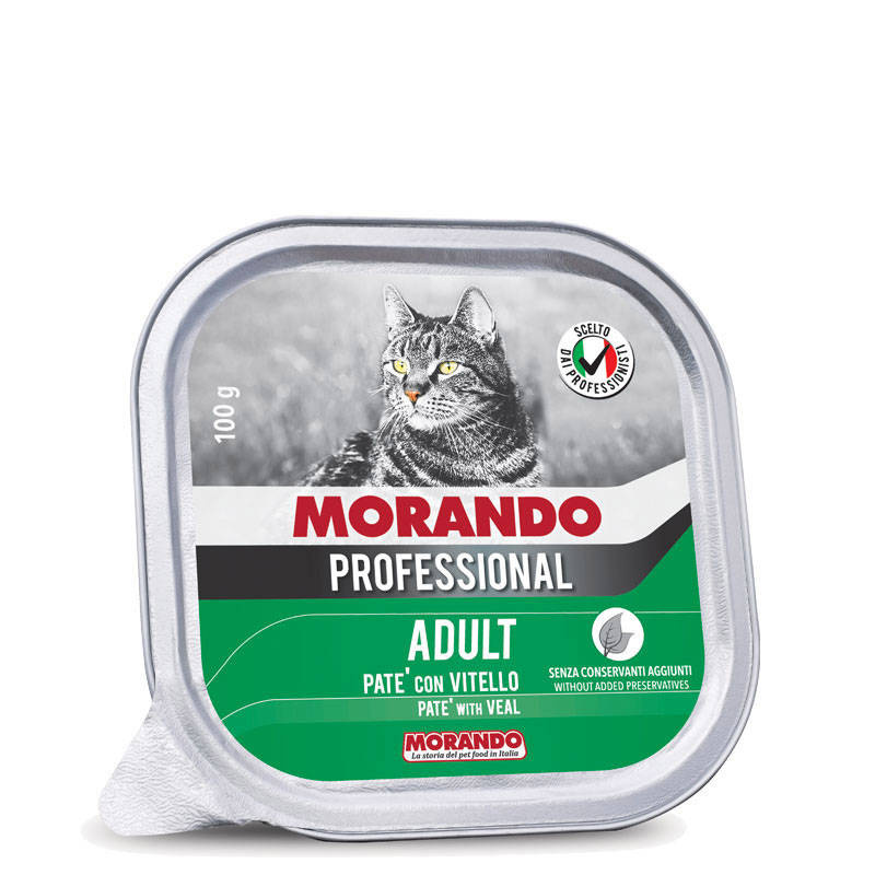 Morando Pro Kot Pasztet Karma mokra Cielęcina 100 g - Spółka ZOO