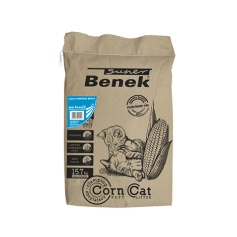 Żwirek dla kota Certech Super Benek Corn Cat Bryza Morska 25 L - Spółka ZOO